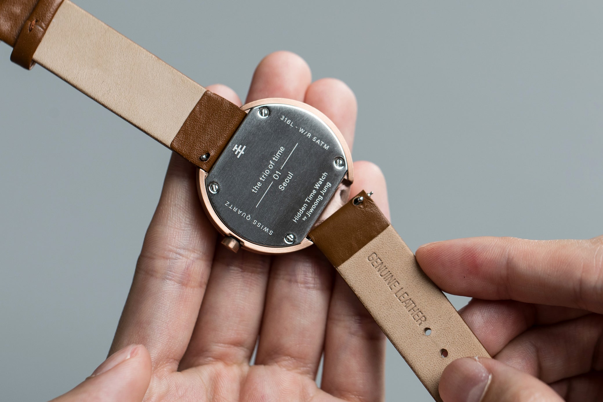 TTT - Hidden Time Watch - Snow - TTT Watches